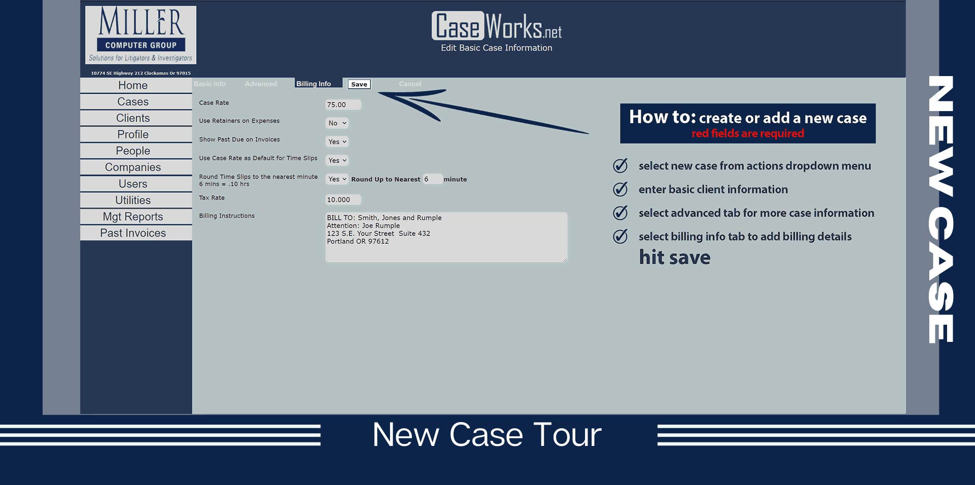 Adding a New Case